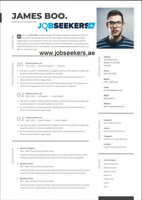Best CV Format UAE-Dubai CV Writing Samples - Job Seekers